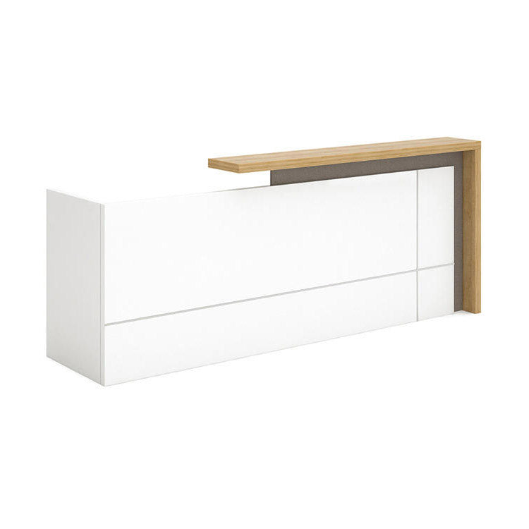 Artemis 2.4M Reception Desk Counter Desks- Left | DreasyTech.com.au