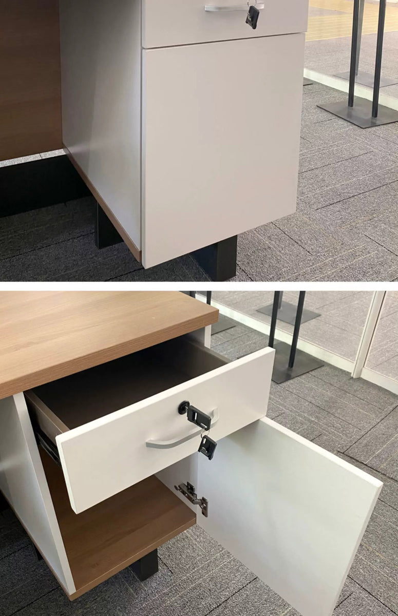 Swift 240cm Reception Counter Desk - Left Side | DreasyTech